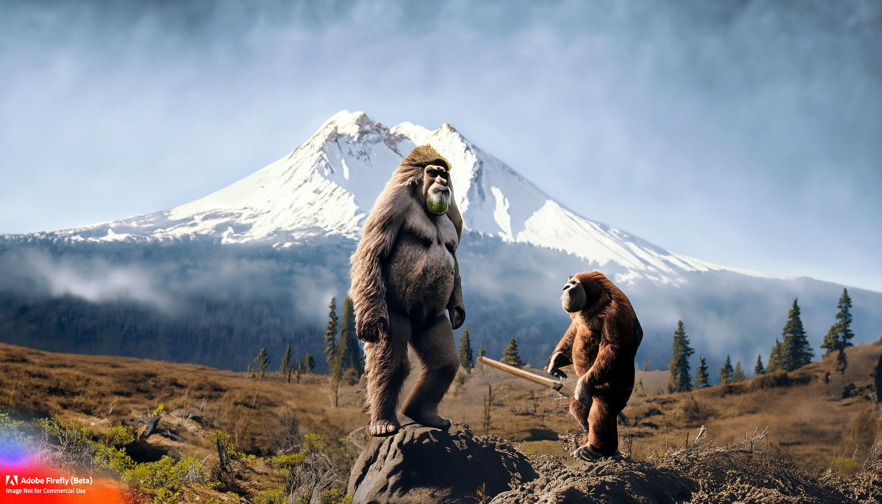 Adobe Firefly AI Generated Sasquatch Pictures, For your Amusement ...